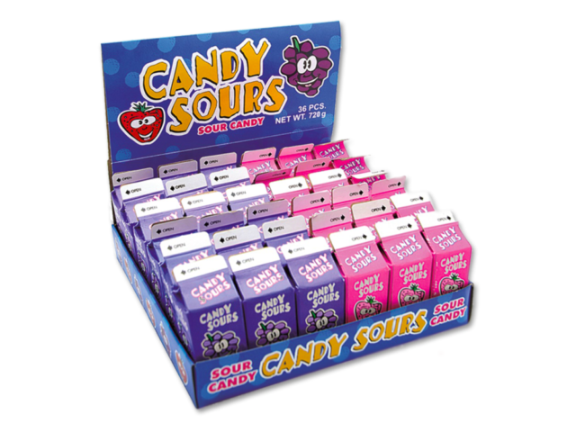 Candy Sours 36x15g Packs – GC Nuts & Confectionery Shepparton